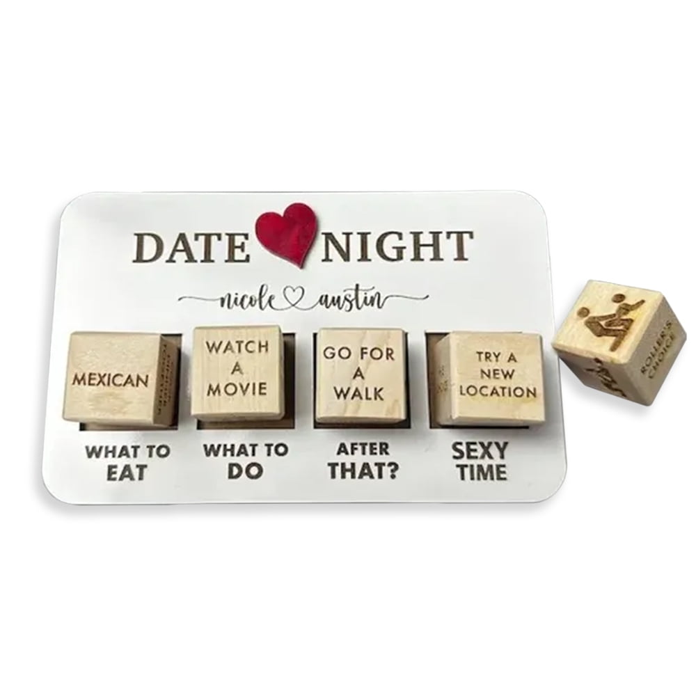 Click here for Unbranded Wooden Date Night Dice Set For Couples -... prices