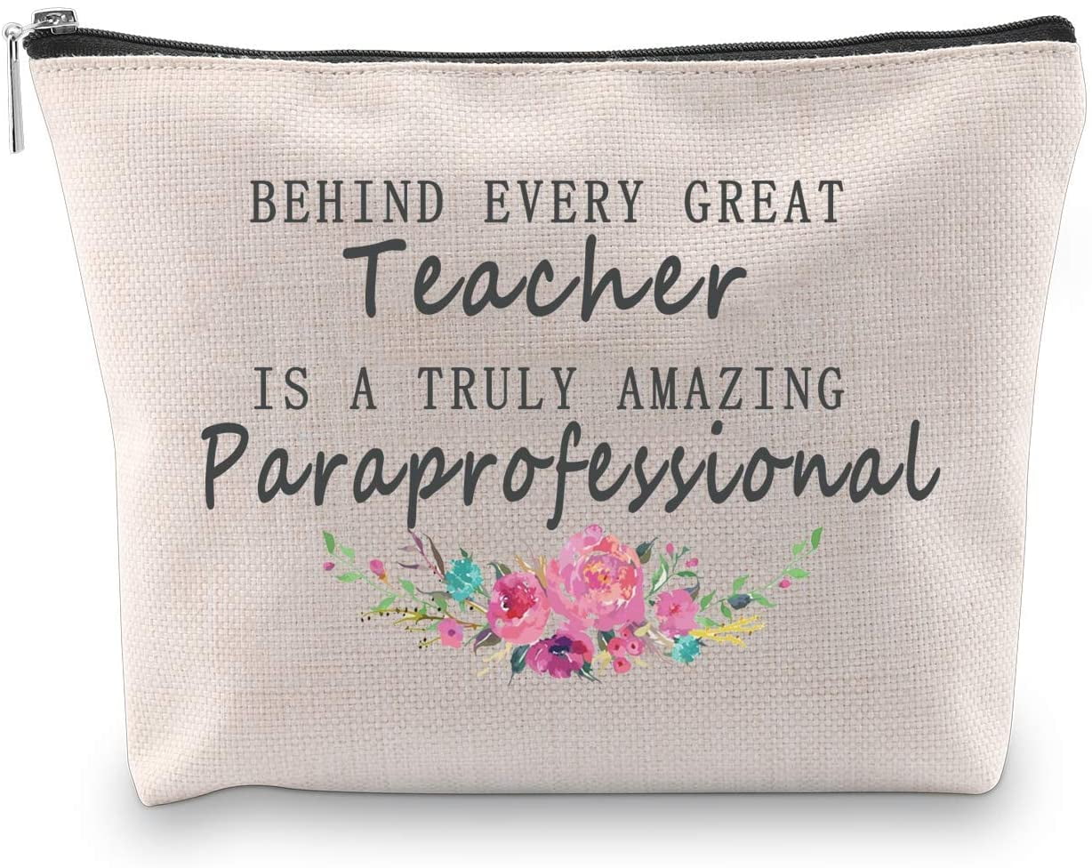 Paraeducator Gift Para Teacher Gift Paraprofessional Zipper Pouch ...
