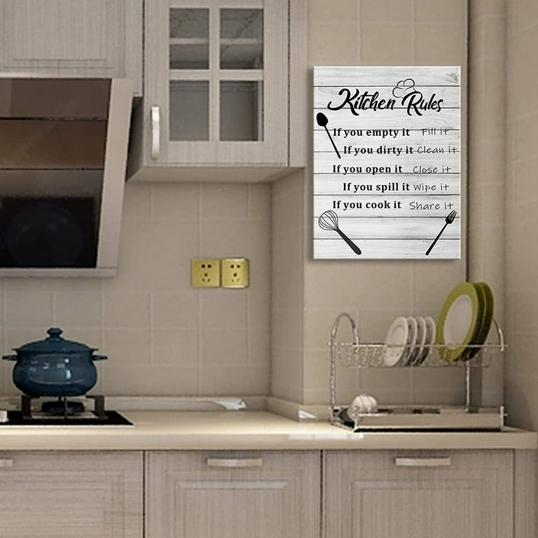 Home Decor Kitchen Rules