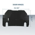PIT66 Fit for 1993-1997 Ford Ranger Hood Insulation Pad 1/2" with clips ...