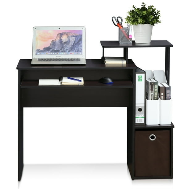 Furinno Econ Multipurpose Home Office Computer Writing Desk with Bin ...