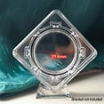 1PC 4cm Acrylic Coin Display Case Transparent Box Commemorative Medal ...