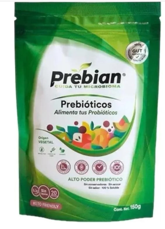 Prebian 150g Prebióticos Para Probióticos Fibra Sin Sabor | Walmart en ...