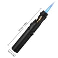 Blue Jet Flame Matte Finish Windproof Jet Torch Lighter Refillable ...