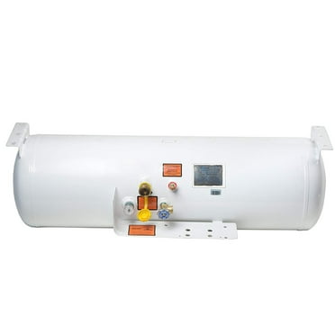 Manchester Tank 6817 - 50 lbs Steel Horizontal Gray ASME LP Gas Tank ...