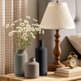Ceramic Vase Set Multi 3x Modern Farmhouse Boho Home Decor - Walmart.com
