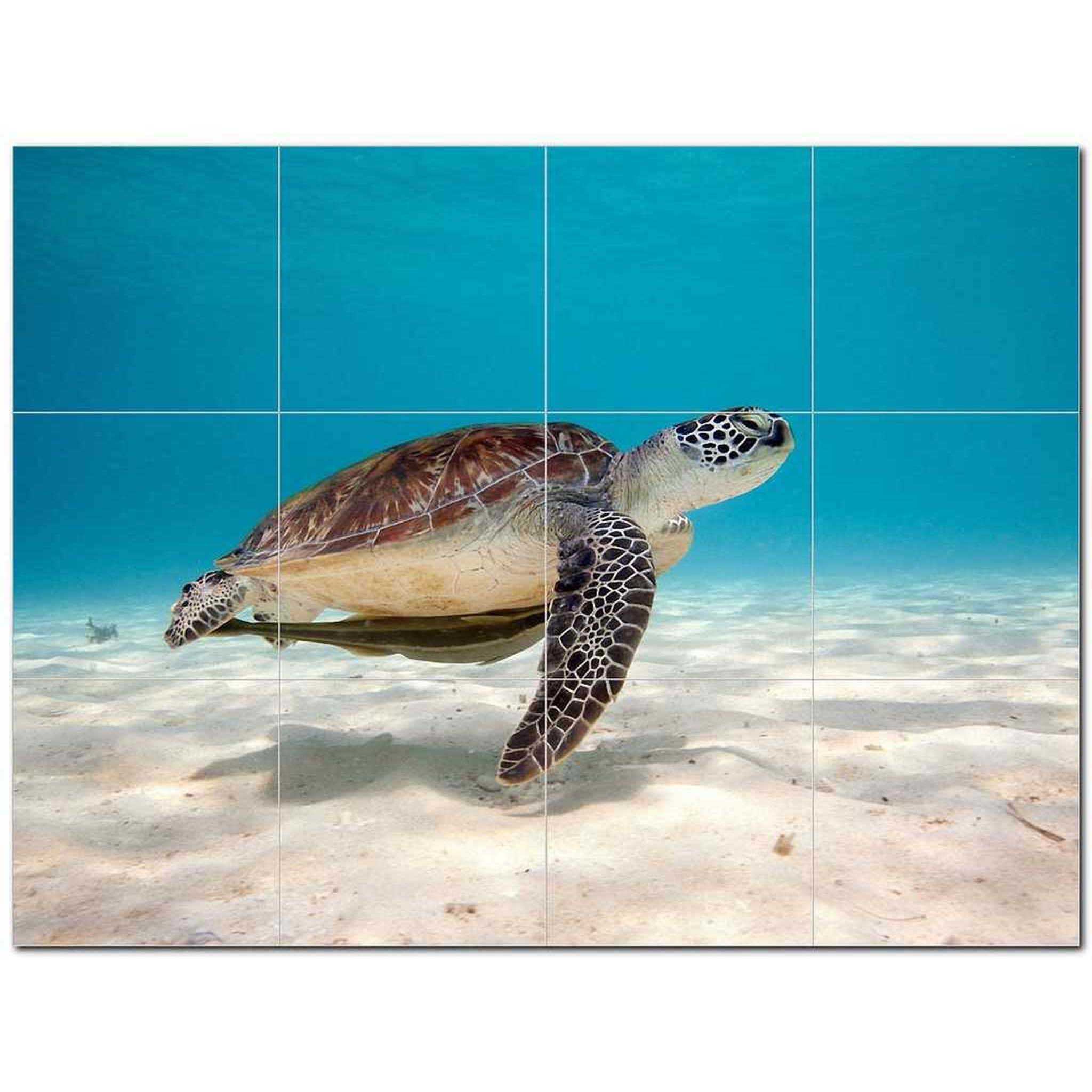 Turtle Picture Ceramic Tile Mural Kitchen Backsplash Bathroom Shower ...