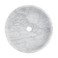 Monaco 17" Round Vessel Bathroom Sink in Marbled Grey - Walmart.com