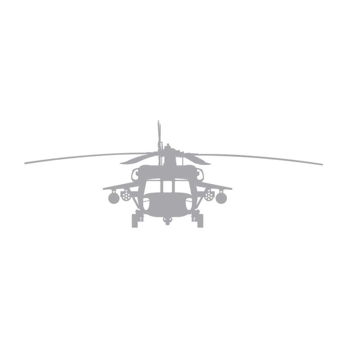 Weaponized UH-60 Blackhawk Sticker Decal Die Cut - Self Adhesive Vinyl ...