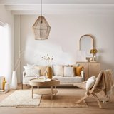 Bouclair Blanc Cadre ton sur ton abstrait 16 X 20 po (40.64 X 50.8 cm ...