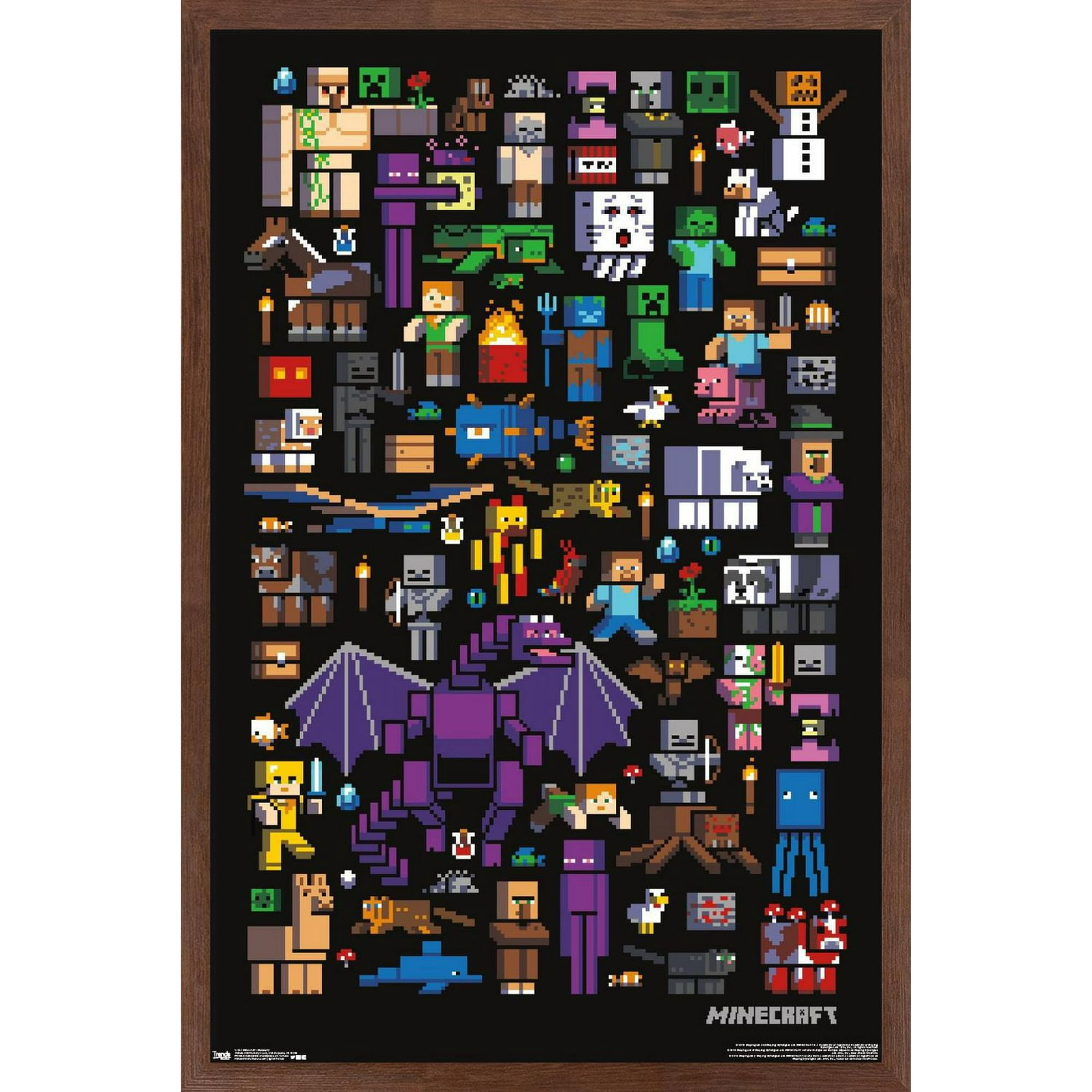 Click here for Trends International Minecraft - Mobbery Wall Post... prices