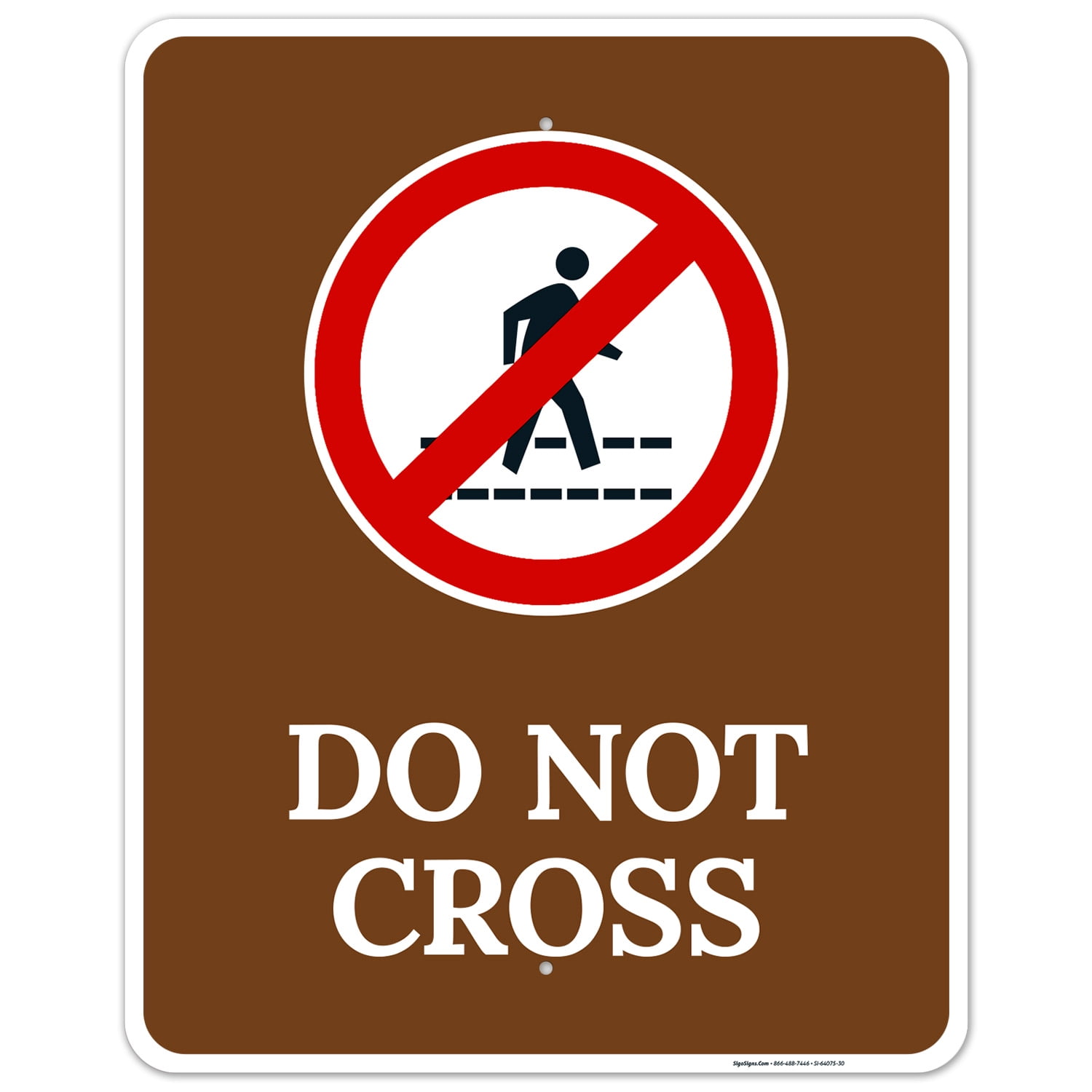 Do Not Cross Sign, - Walmart.com