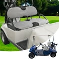 Keylever Golf Cart Seat Cover, Gray, Breathable Durable Mesh, Fits Club Car Yamaha EZGO ...