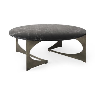 Sonya Contemporary Coffee Table In Black - Walmart.com