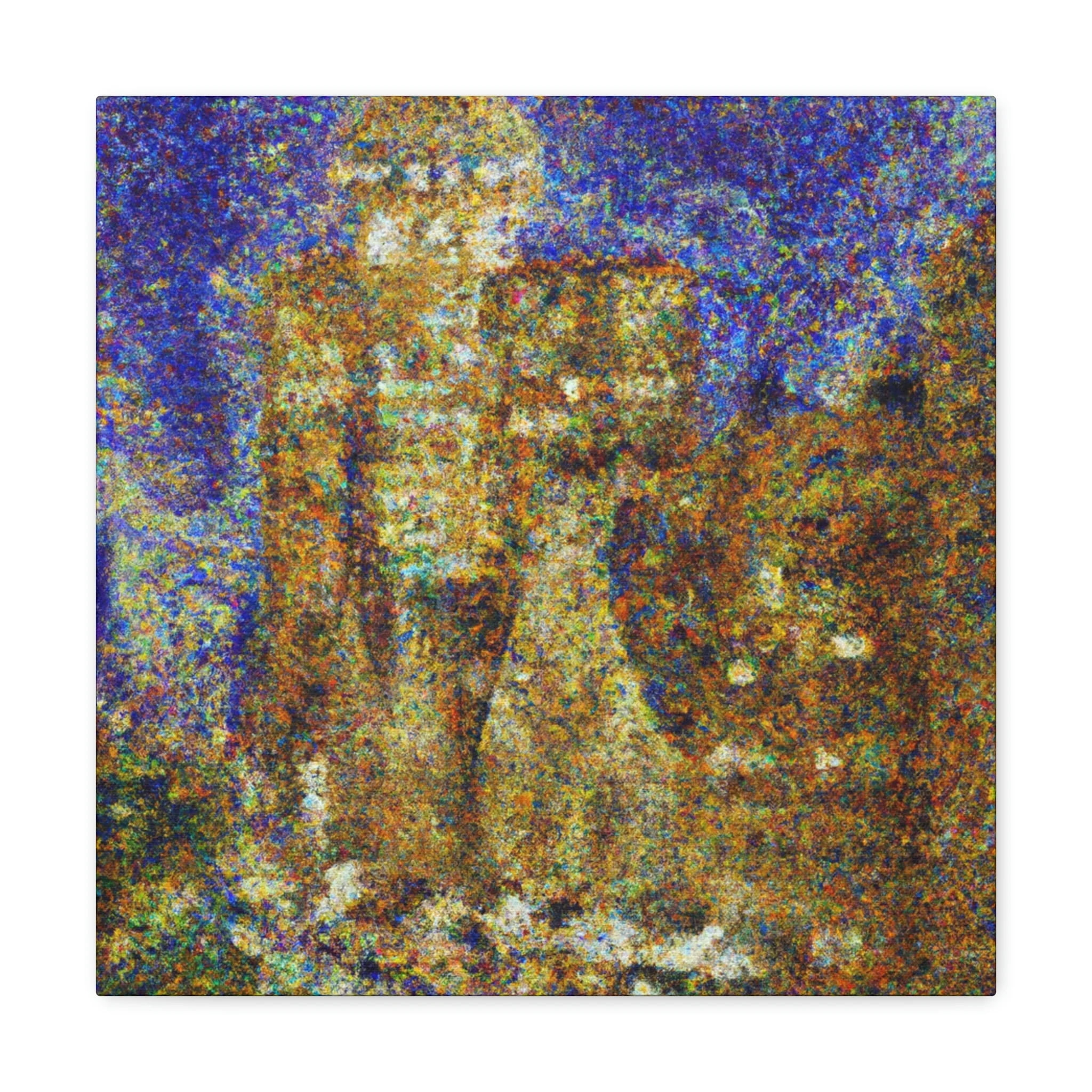 A Nouveau Pointillism - Canvas - Walmart.com