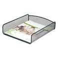 Safco Products Onyx Desk Tray, 3 Sections, Letter Size Files, 9.25" X ...