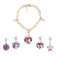 LUV HER Disney Princess Add A Charm Box Set with 1 charm bracelet & 5 ...