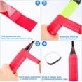 Tennis Racket Grip Tape, Thin and Tacky Overgrips with Comfort, Anti ...