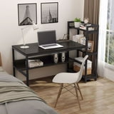 TribeSigns 60 inch Computer Desk with 4-Tier Shelves, Modern Large ...