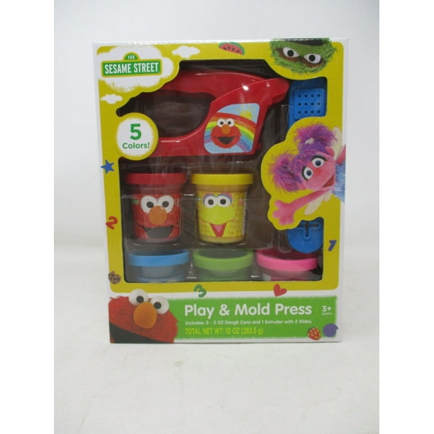 Sesame Street Play & Mold Press Play Set - Walmart.com