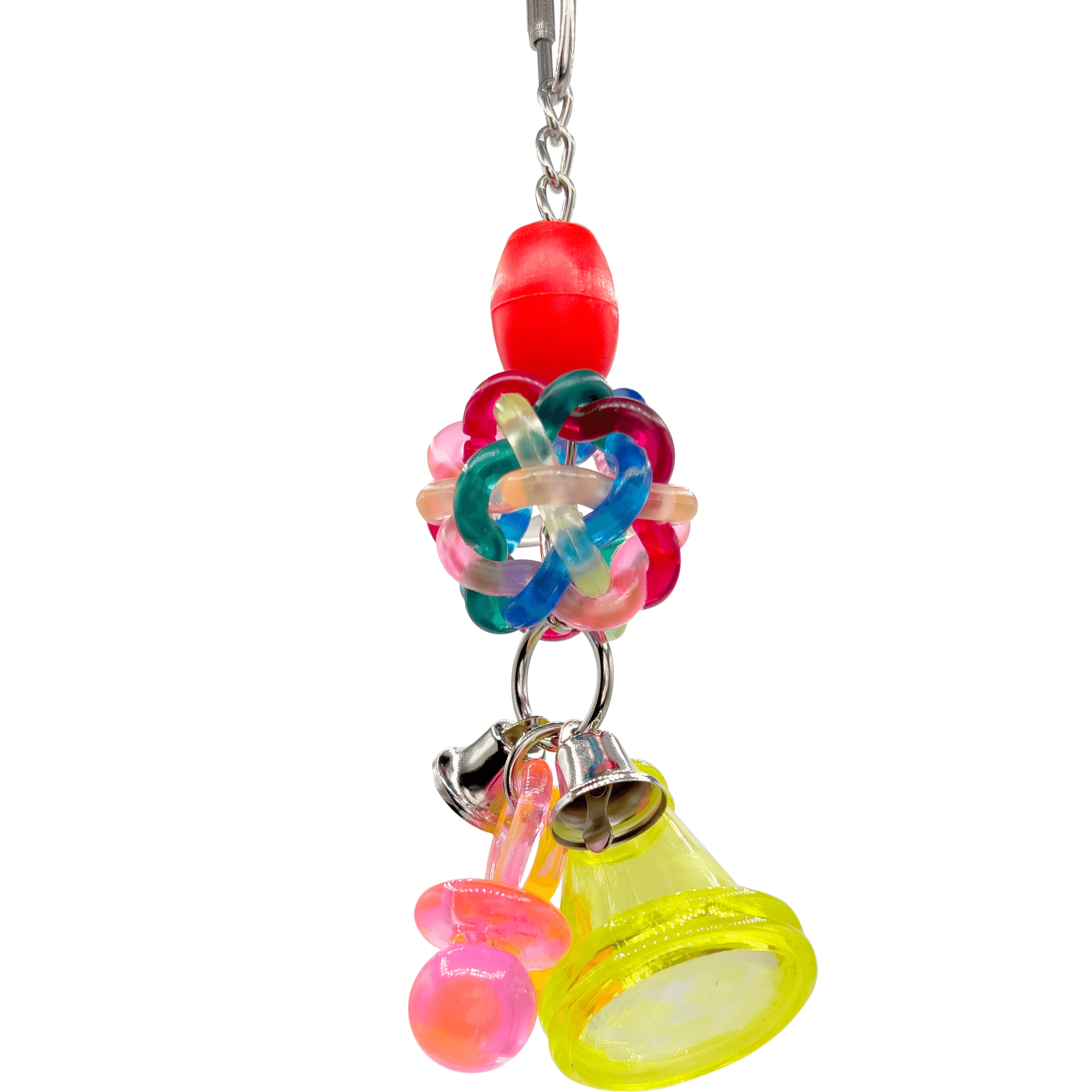 1034 Nobby Paci Periscope M&M Bird Toys Colorful Plastic Toy Rubber ...