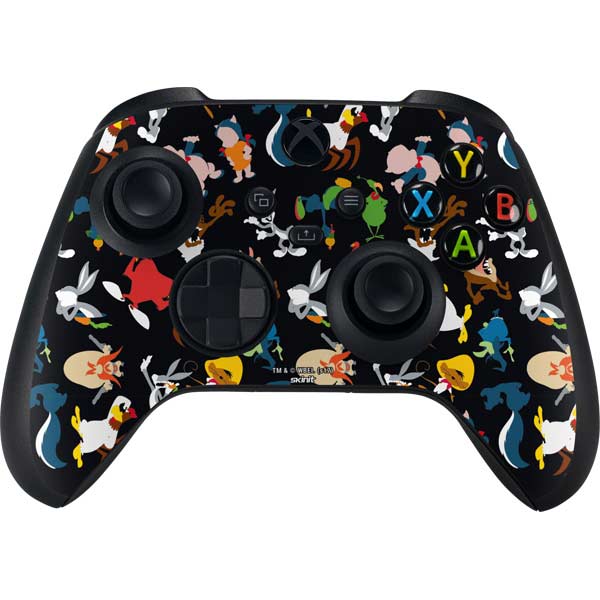 Skinit Cartoons Looney Tunes Identity Pattern Xbox Series X Controller ...