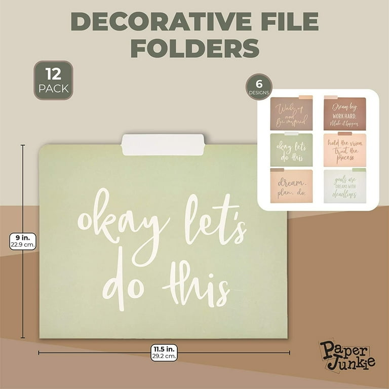 Decorative File Folders