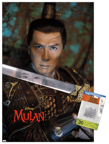 Disney Mulan - Commander Tung Wall Poster with Push Pins, 14.725" x 22. ...
