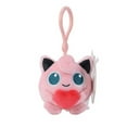 Jigglypuff Plush Clip Keychain with Heart – 8cm Official Licensed ...