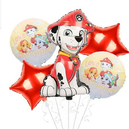 Amyove Paw Patrol Balloons Foil Balloon Paw Patrol Toys Paw Patrol Gold CurtainParty Needs ...