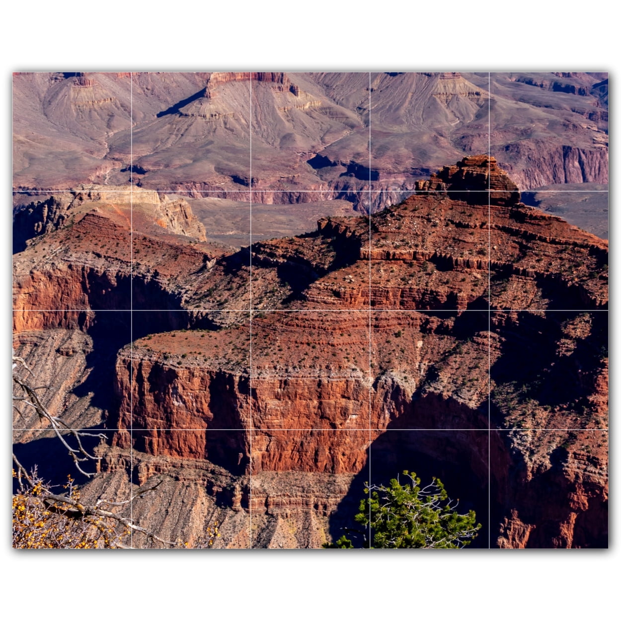 Picture-Tiles.com: Canyon Ceramic Tile Wall Mural WAL500323-54XL. 60"W ...