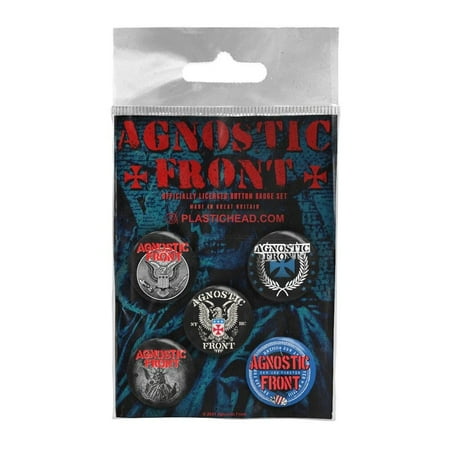 Agnostic Front Logo Badge Set (Pack of 5) | Walmart Canada