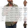 Big And Tall Shirts for Men Turn-Down Collared Long Sleeve Solid Button ...