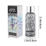 Cara Lady 30ml Mermaid- Scale Face Sequins Body Milk Eye Shadow ...