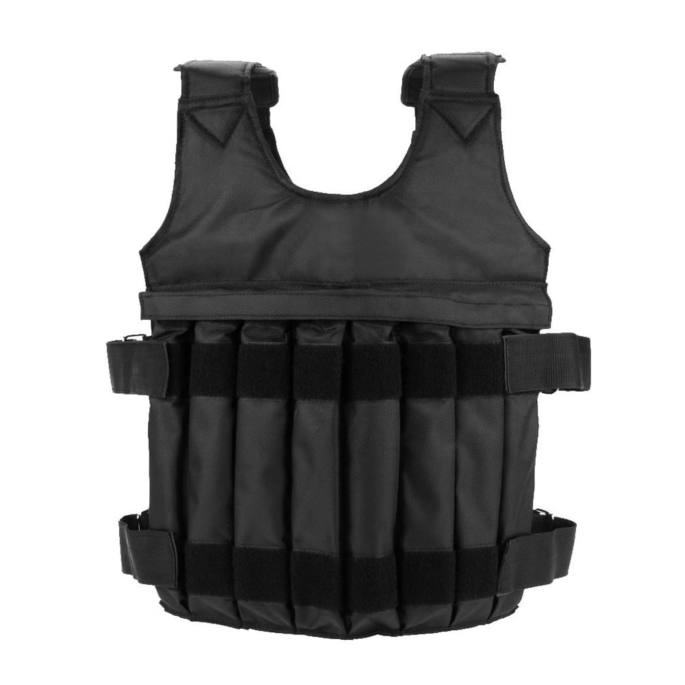 Max Loading 20kg Adjustable Weighted Vest Weight Jacket Exercise Boxing ...
