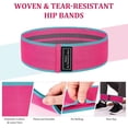 6 Pack Fabric Resistance Bands Set - Exercise Loop Bands with Multiple ...