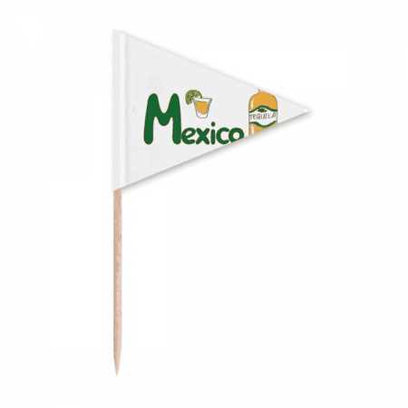 Mexico Drinks Drinks Specialties Mexican Toothpick Triangle Cupcake ...