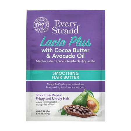 Every Strand Lacio Plus with Cocoa Butter & Avocado Oil Smoothing Hair ...