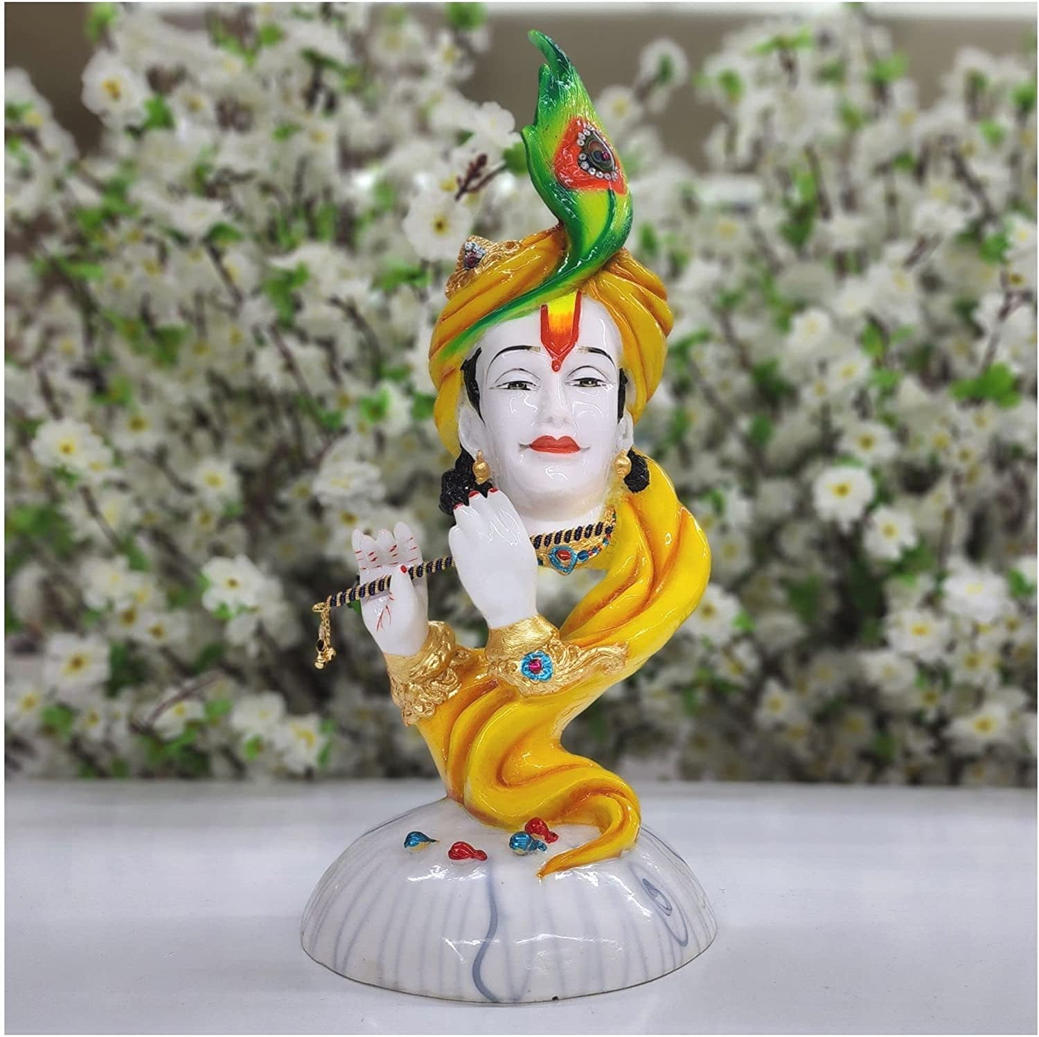 Buy Large Krishna Statue in Resin Modern Krishna Idol Hindu God Statue ...