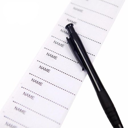 200 Pieces Iron-on Clothing Labels Woven Labels Name Labels With Names ...