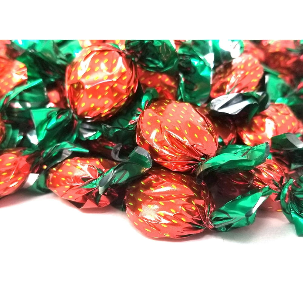 Primrose Strawberry Filled Hard Candy, Individually Wrapped, 2 Lbs ...