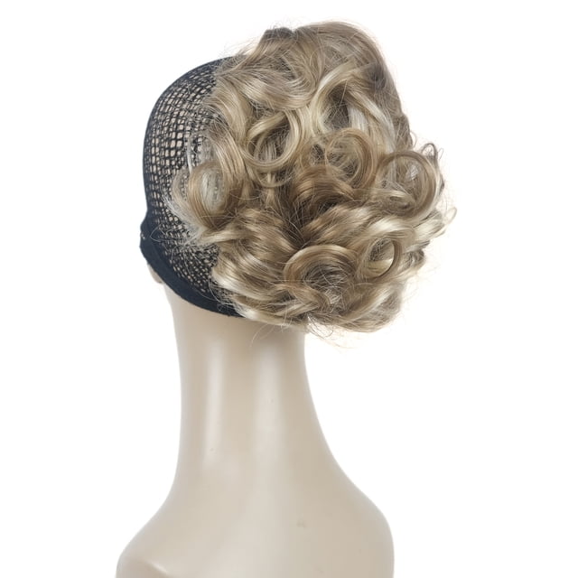 Short Ponytail Hair Piece Extension Wavy Claw Clip In/on Hairpiece ...