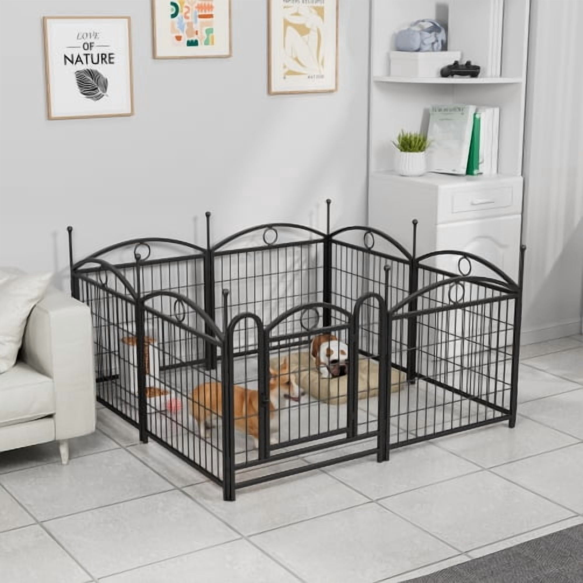 Click here for Zhanying Dog Playpen Indoor 24 Inch 8 Panels Metal... prices
