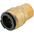 1" Outside Diam, 1 NPT, Brass Push-to-Connect Tube Male Connector ...