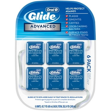 Oral-B Glide Pro-Health Deep Clean Cool Mint Dental Floss, 40m ...