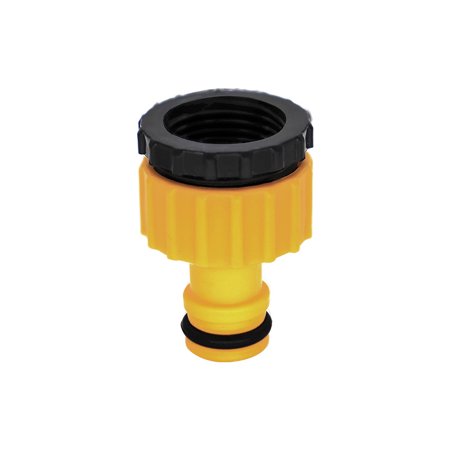 Plastic 3/4'' and 1/2'' BSP 2in1 Hose Faucet Nose Threaded Flow Tap ...