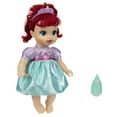 Disney Princess Deluxe Baby Ariel Doll with Mermaid Dress, Tiara and ...