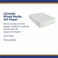 Free Shipping! Ucreate Mixed-Media Paper, 80 lb., 18 x 24 inches ...