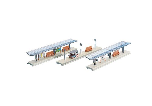 Faller 222119 Platforms 1open & 2roofed N Scale Building Kit - Walmart.com