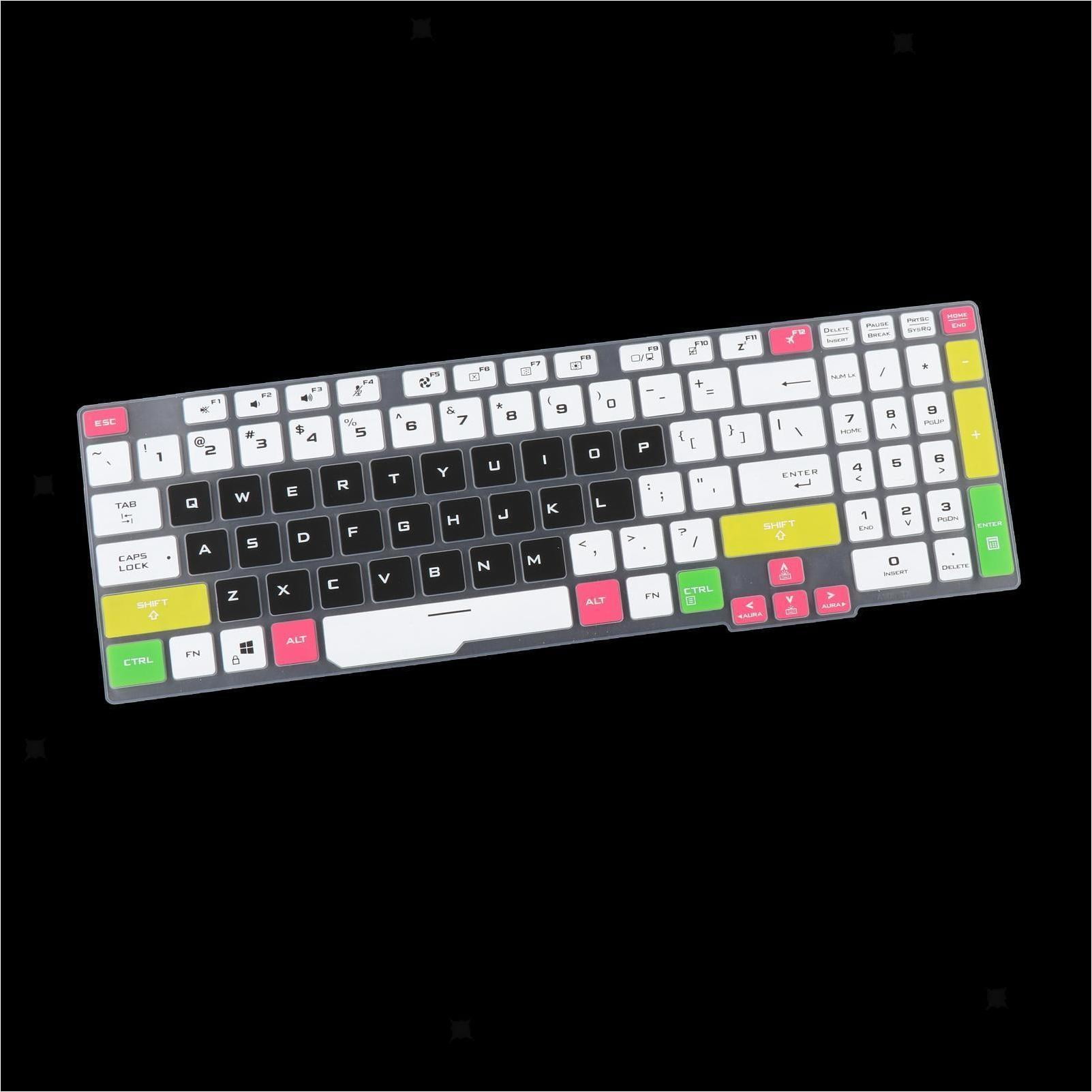 Keyboard Cover Silicone Universal Thin For ASUS TUF Gaming A15 Notebook ...